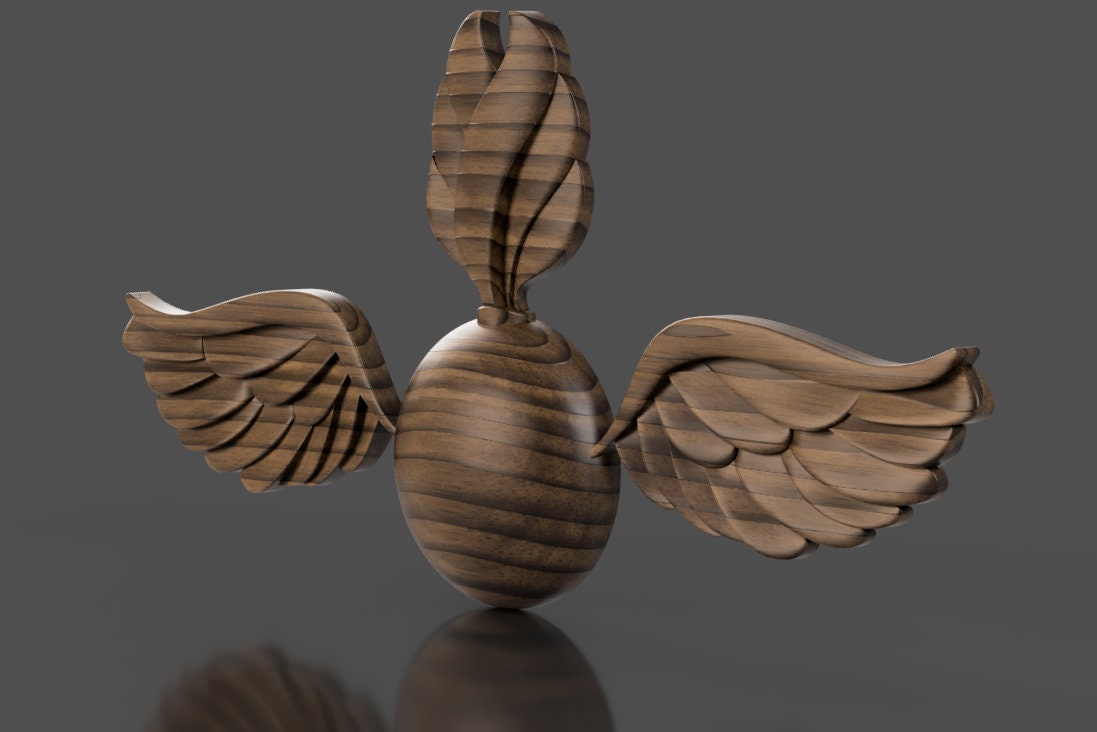 Navy Aviation Ordnanceman (AO) Rating Badge 3D stl file for CNC router ...